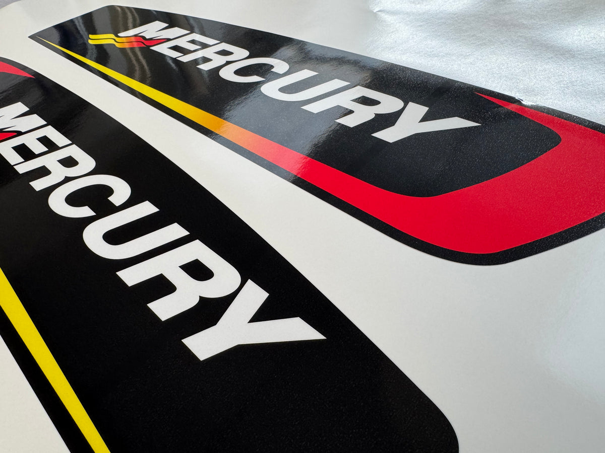 Mercury Racing 300 Pro Max outboard decals/sticker kit– Outboard Graphics