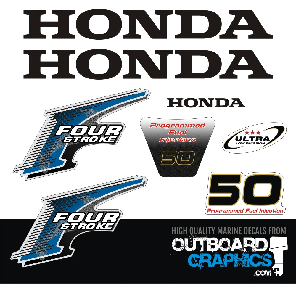 Honda BF50 50hp Programmed Fuel Injection 4 stroke outboard engine dec ...
